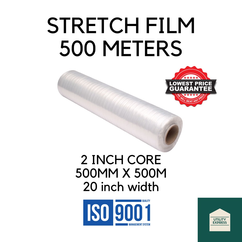 Stretch Film 500mm x 500m [20 inches width 500 meters length] COD ...