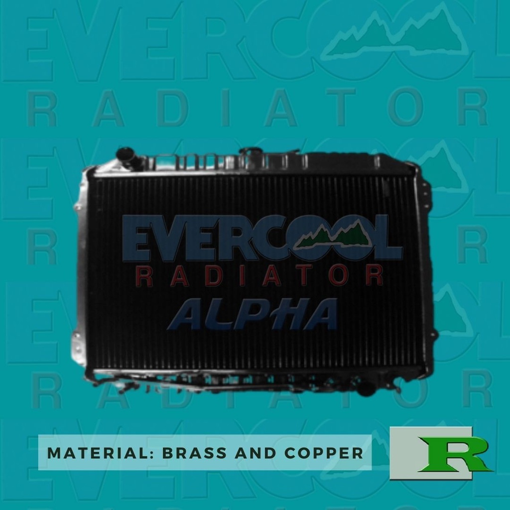 Isuzu Crosswind Radiator 2Rows Automatic 2001-2007 Evercool Alpha ...