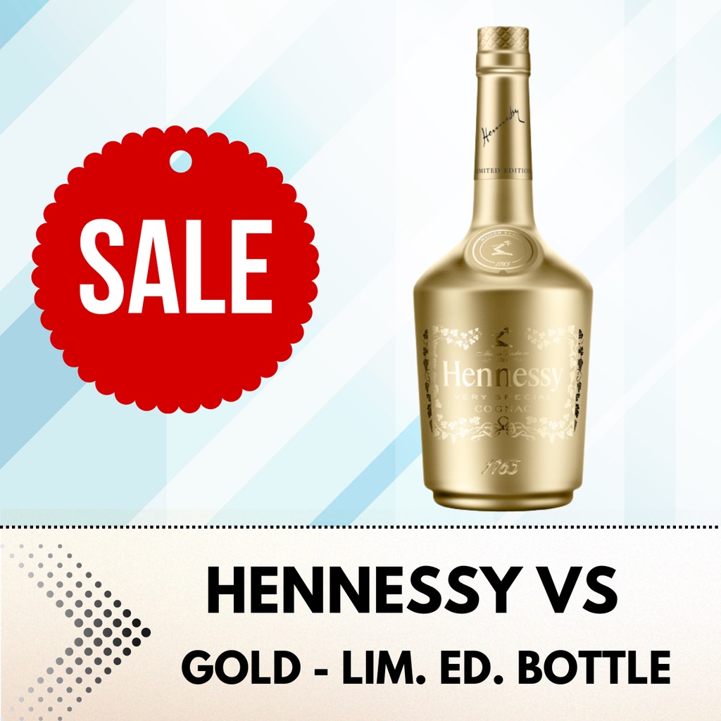 Hennessy VS Gold Bottle - LIMITED EDITION - PRICE OFF! | Shopee Philippines