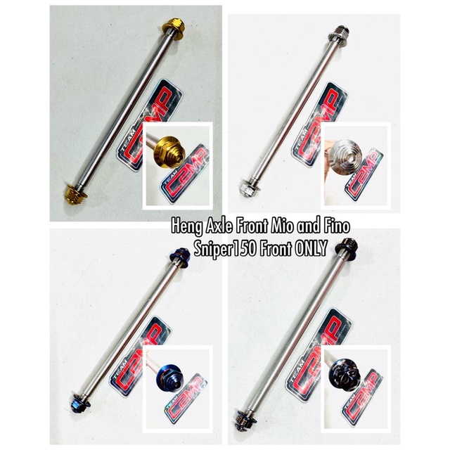 Axle Double Lock Front Fino and Mio Sporty | Shopee Philippines