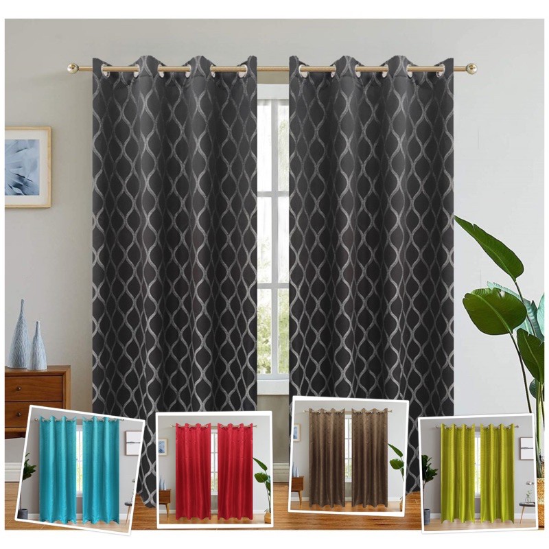 Curtain 1pc New Elegant Luxury Floral Polyester Window Curtains for ...