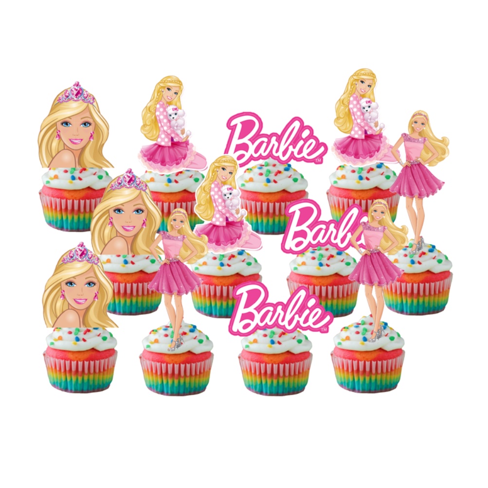 Barbie Cupcake Toppers/ Barbie Printables/ Instant Download, 58% OFF