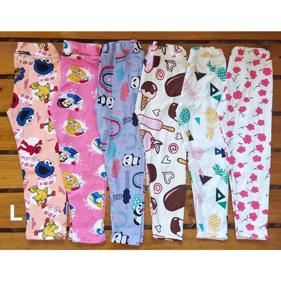 Kids EVERYDAY LEGGINGS Spandex Cotton for Girls 0-7 yrs old | Shopee ...