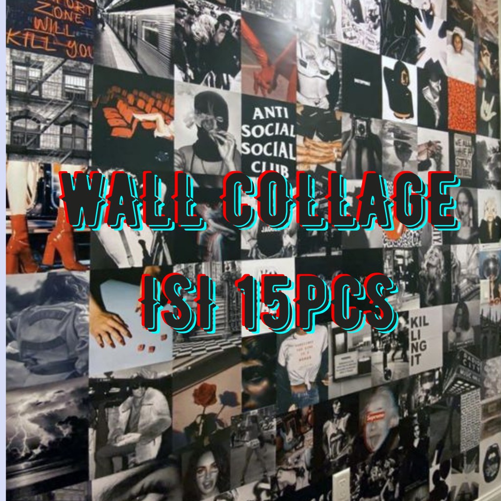 15Pcs VINTAGE AESTHETIC RETRO TUMBLR WALL COLLAGE WALL Decoration ...
