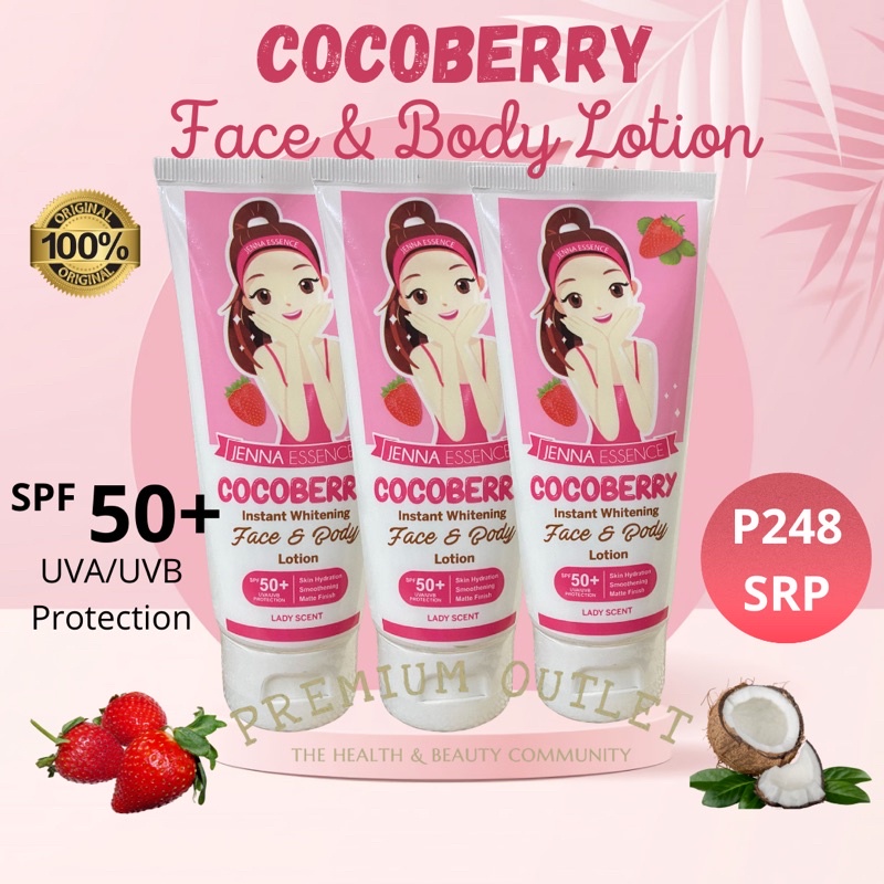 Original-COCOBERRY-Face&Body-Lotion-instant-whitening | Shopee Philippines
