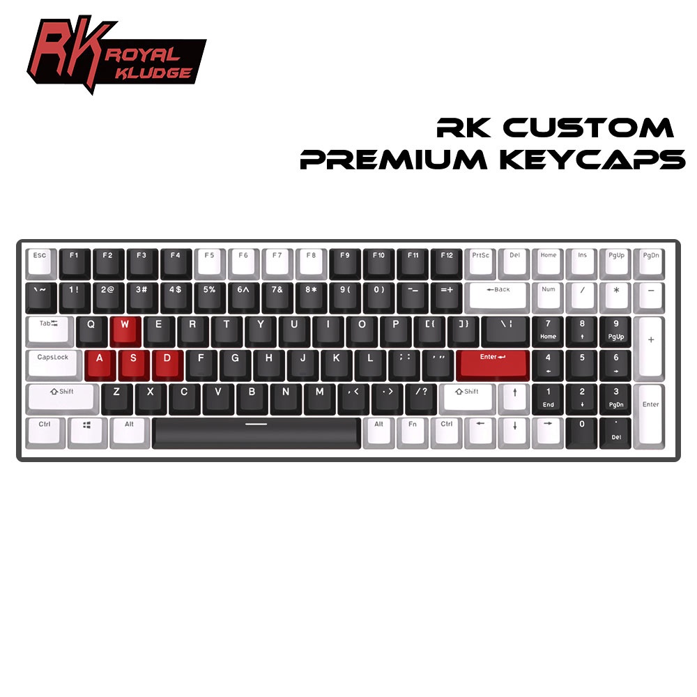 ⚡NEW⚡RK royal kludge custom 136 keycaps OEM keycaps keyboard keycaps ...