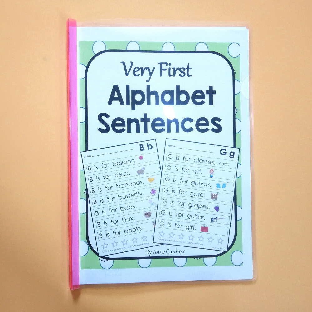 Learning ABC Alphabet Sentences English Training Book Child | Shopee ...