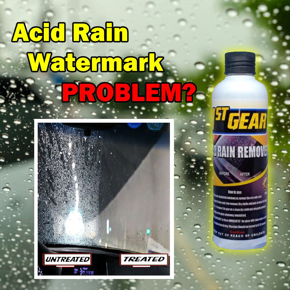 FIRST GEAR Acid Rain Remover 250ml with FREE TOWEL & GLOVES EFFECTIVE ...