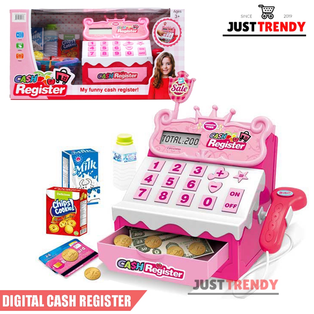 New Supermarket Digital Cashier Machine with Basket Perfect Gift for ...
