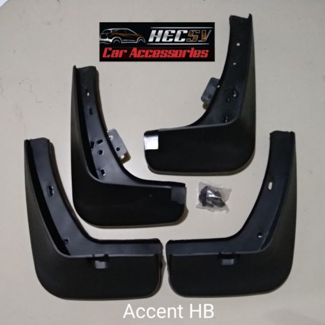 2006 on Accent 2011 on Hatchback Sedan mudguard splash guard | Shopee ...