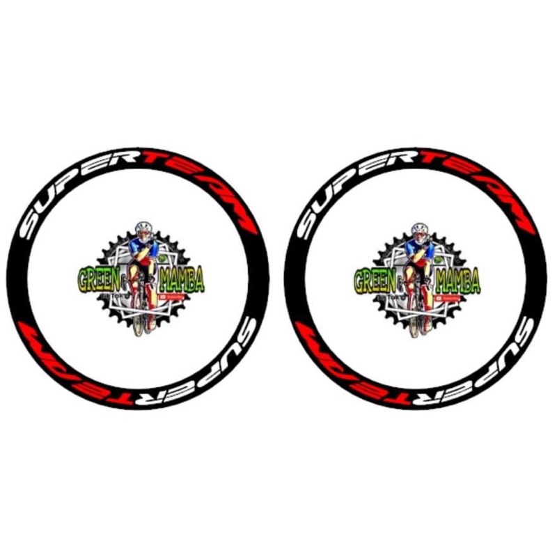 SUPERTEAM RIM STICKER 700c | Shopee Philippines