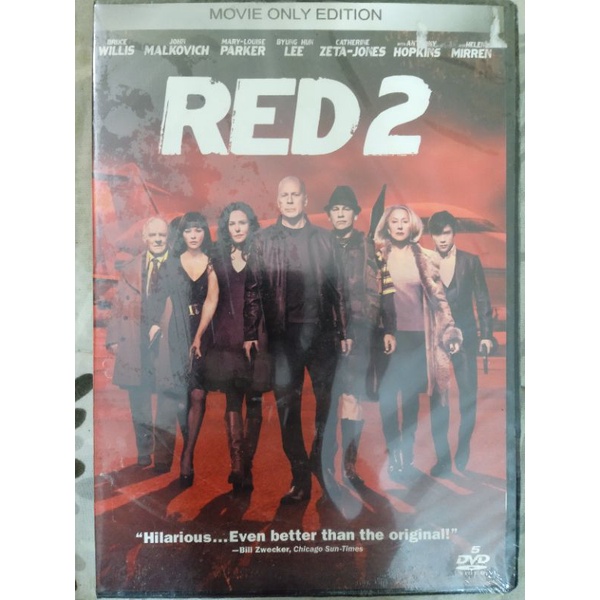 Red 2 ( Sealed Original DVD Movie) | Shopee Philippines