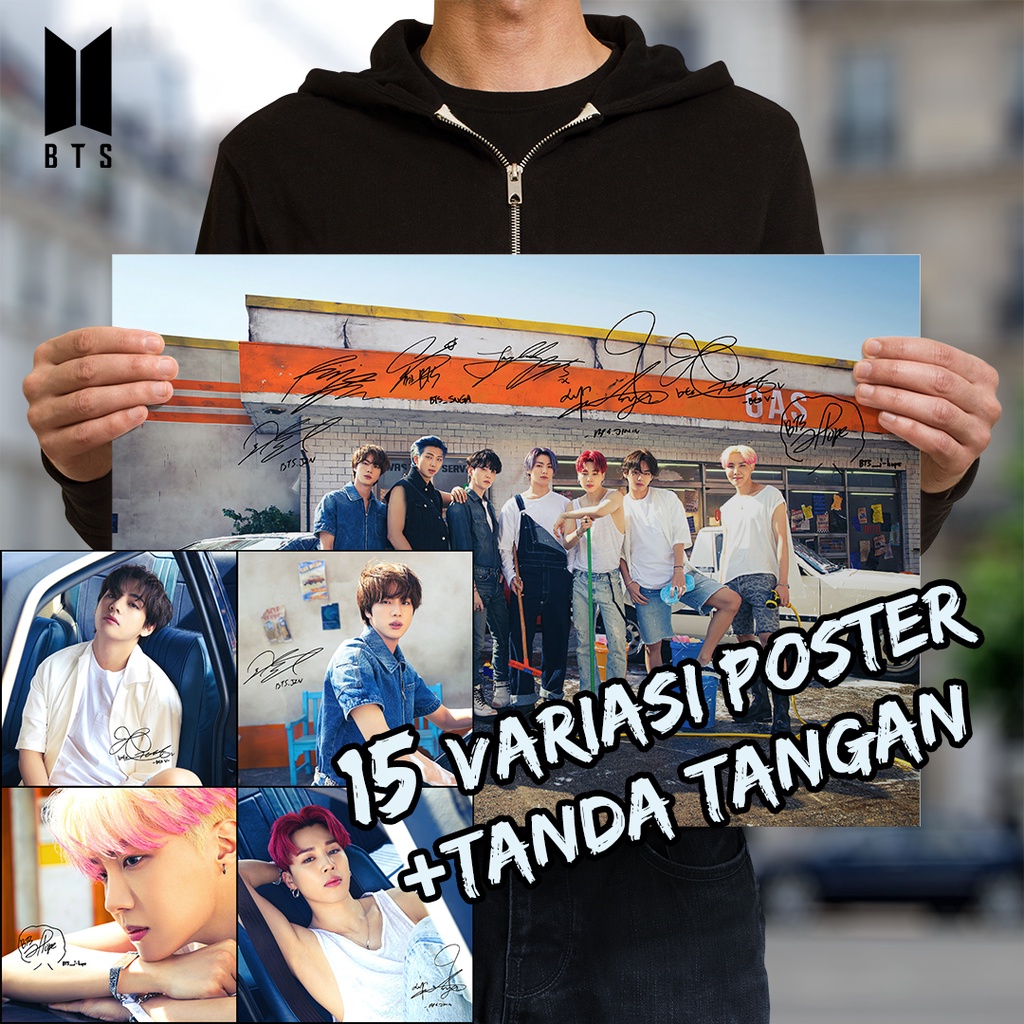 Bts Signature Poster Butter Concept Photo Album Version 3 - Size A3 ...