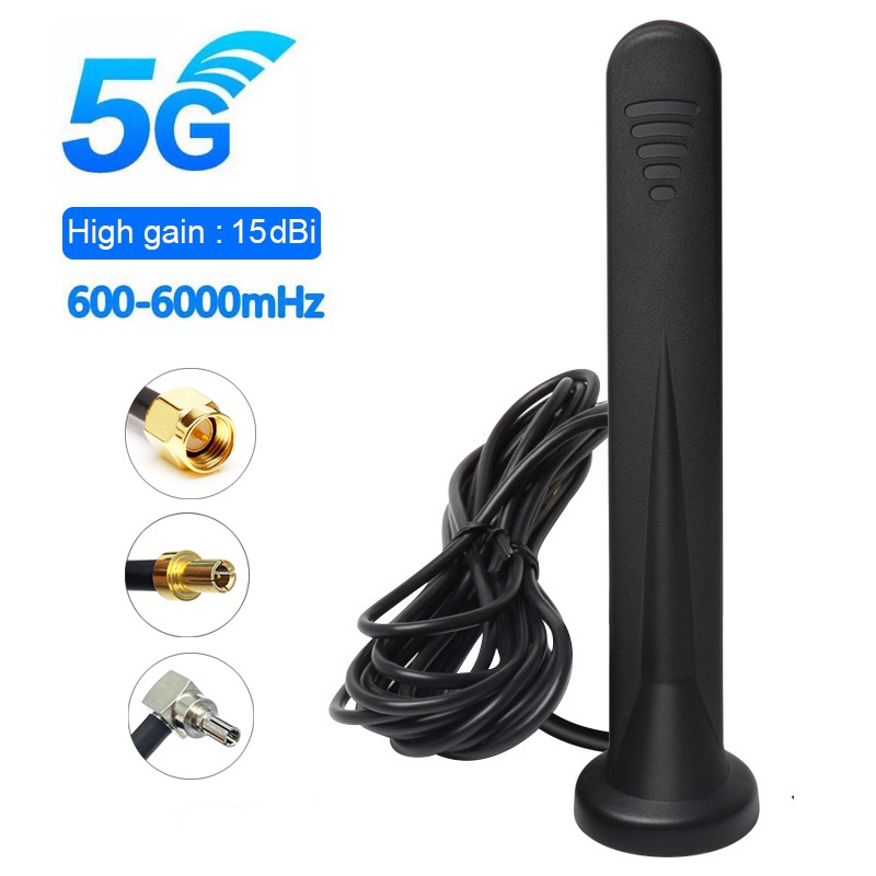 GSM GPRS 3G 4G 5G Antenna Outdoor High Gain 15dBi 600-6000MHz SMA Male ...