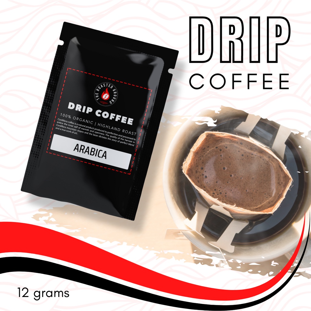 Premium Coffee Drip Bag - Singles - The Roasted Ground | Shopee Philippines
