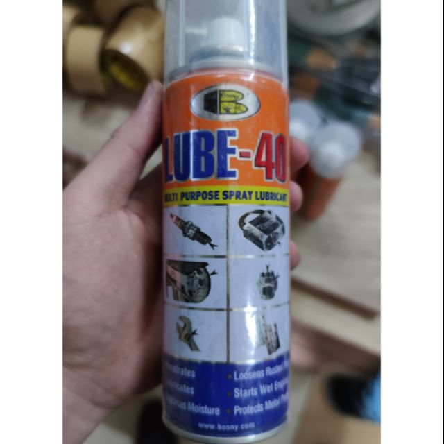 Bosny Lube 40 Multi Purpose Spray Lubricant Anti Rust / Kalawang 200cc ...