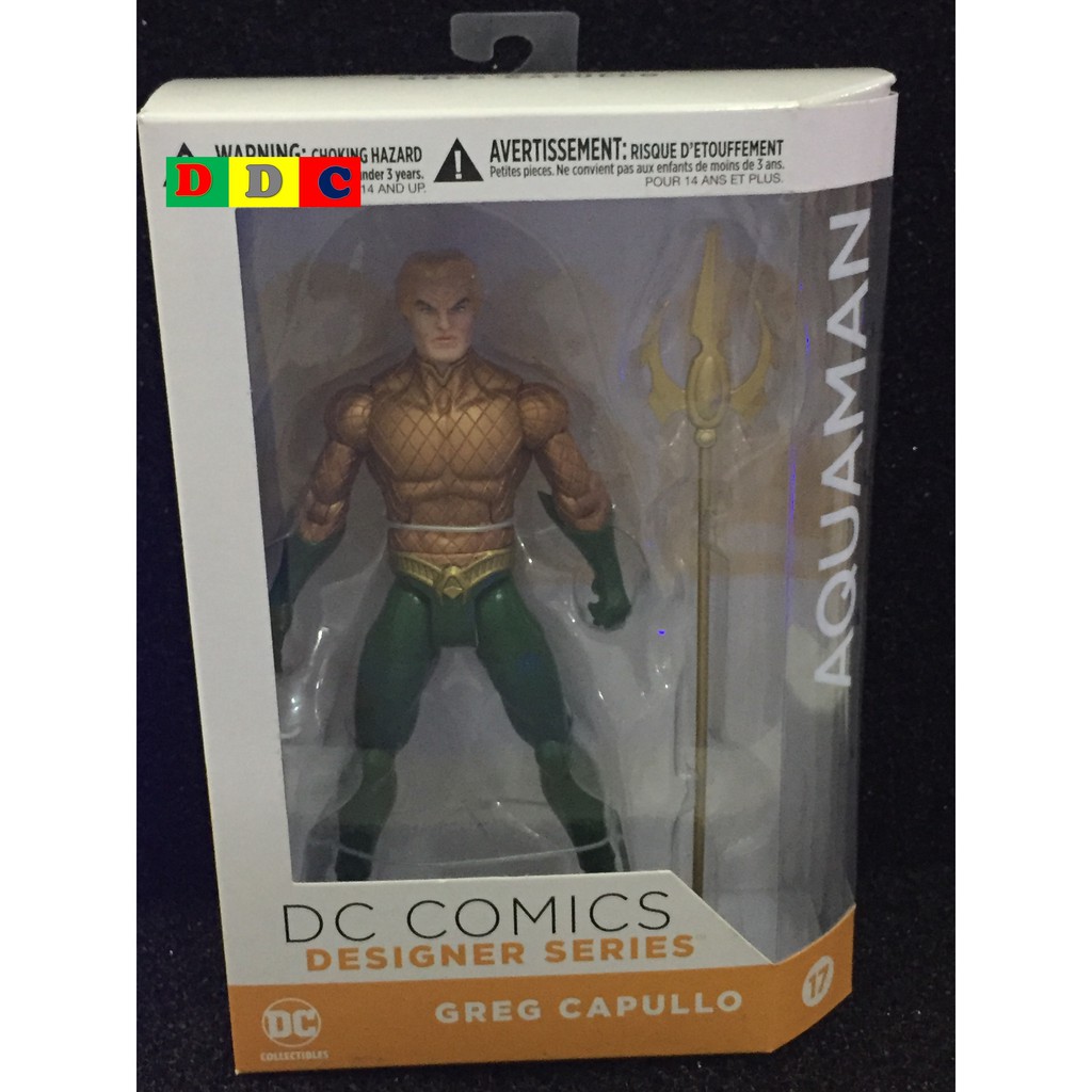 DC DESIGNER SERIES GREG CAPULLO AQUAMAN ACTION FIGURE (SEALED) | Shopee ...