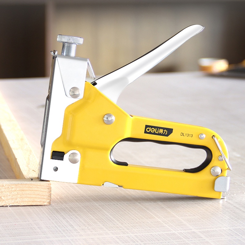 Deli Tools 3 In 1 Nail Gun Portable Industrial Staple Gun Heavy Duty ...