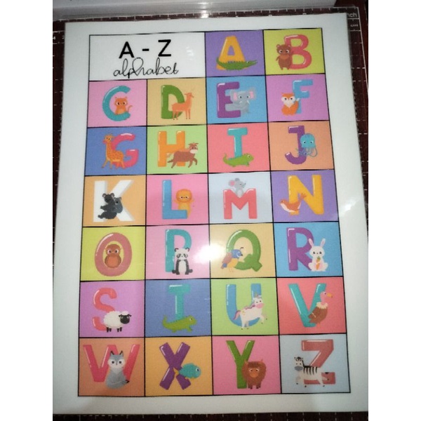 Laminated Charts for kids | Shopee Philippines