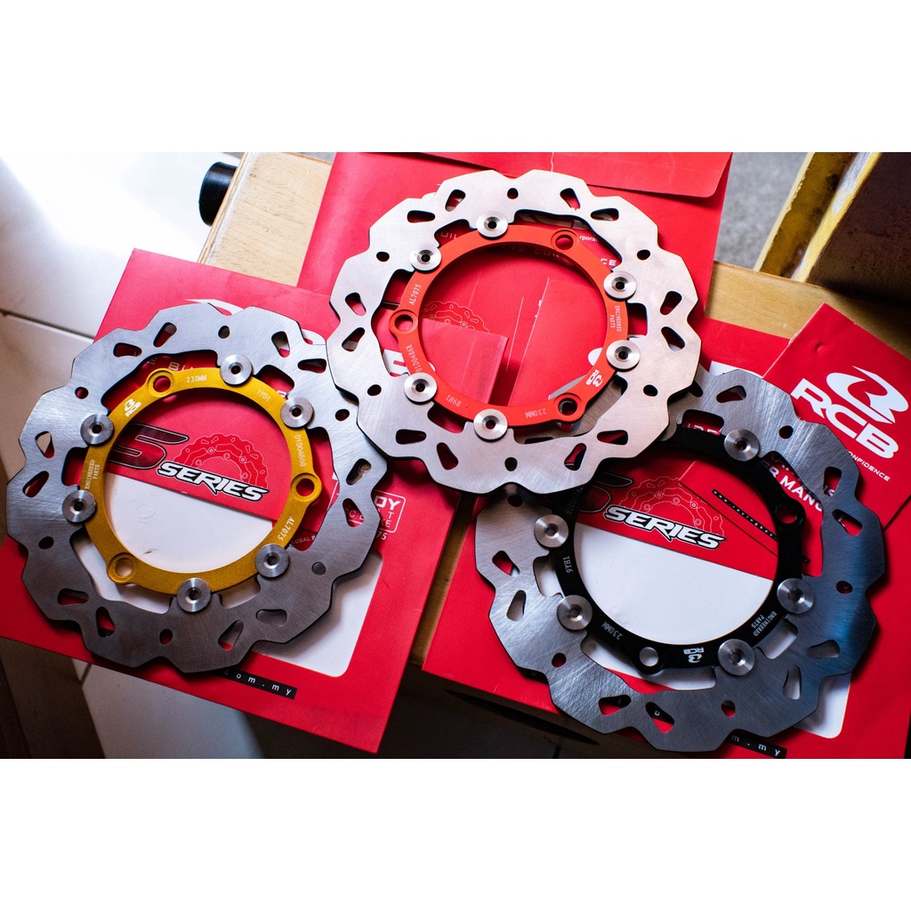 RCB S Series Alloy Front Disc 230MM (AEROX V1 V2/NMAX V1 V2 FRONT ...