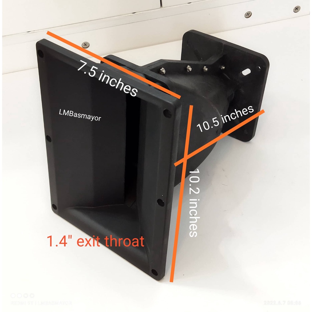 Line Array Horn Waveguide Horn Tweeter for Prof Audio Speaker 1.5 Line Array Horn Waveguide Horn Tweeter for Prof Audio Speaker 1.5