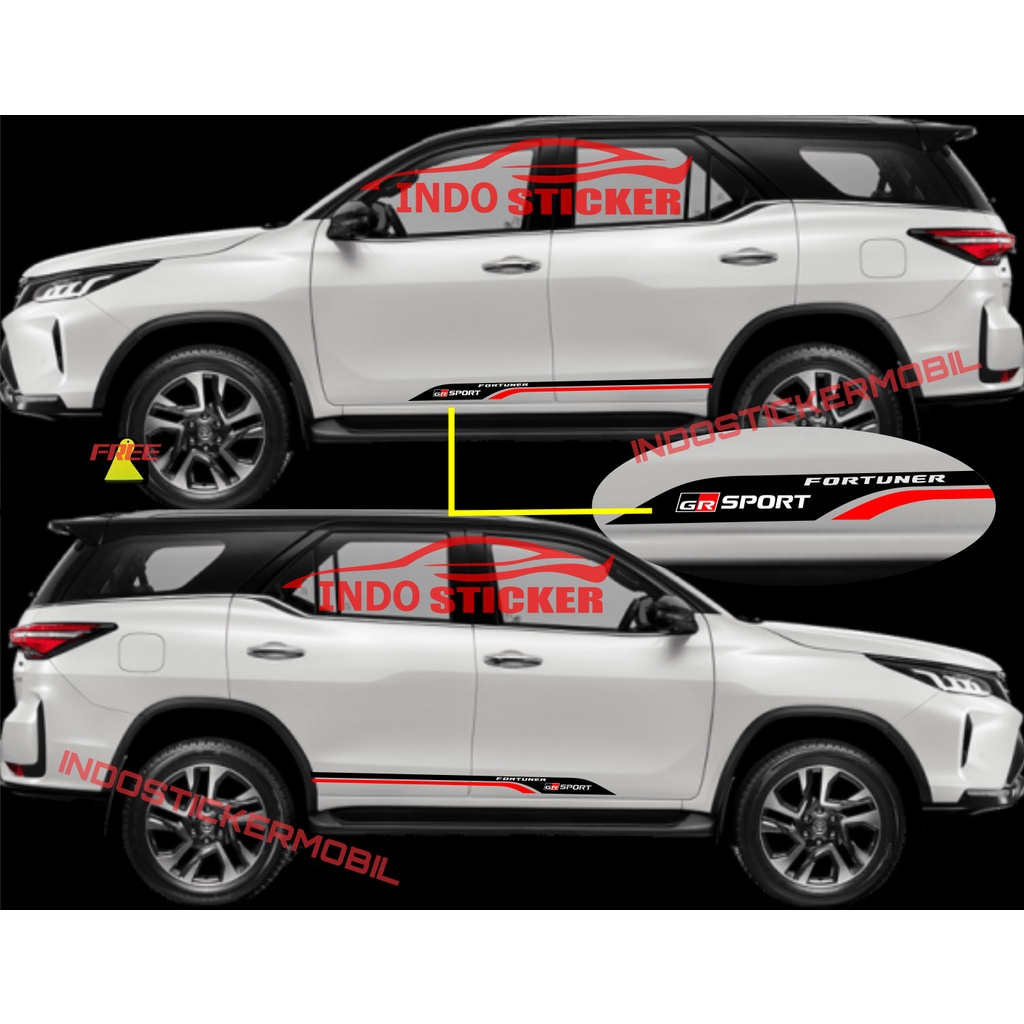 Fortuner GR RCING CAR STICKER NEWEST TOYOTA GAZO RACING CAR STICKER ...