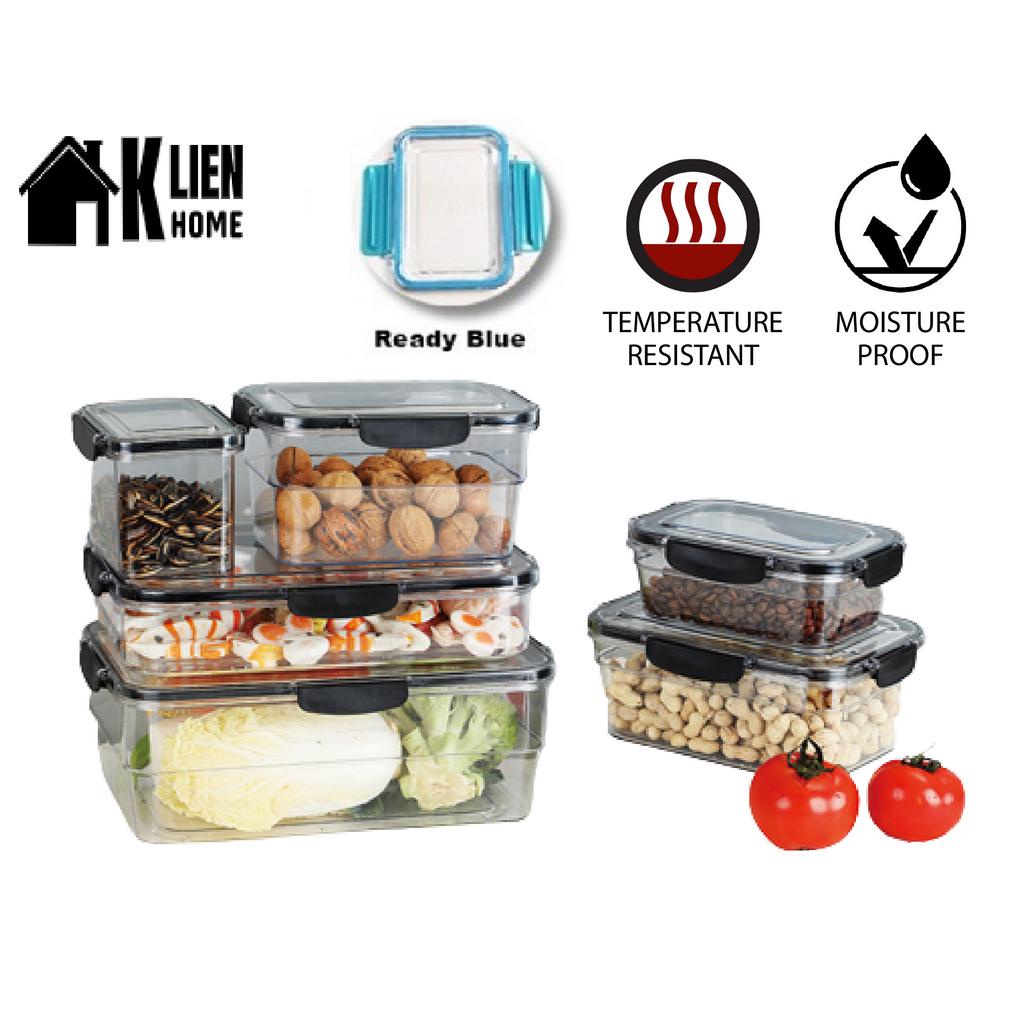 Air-tight Storage Box Japanese-Sytle Transparent Fresh-Keeping Sealed ...