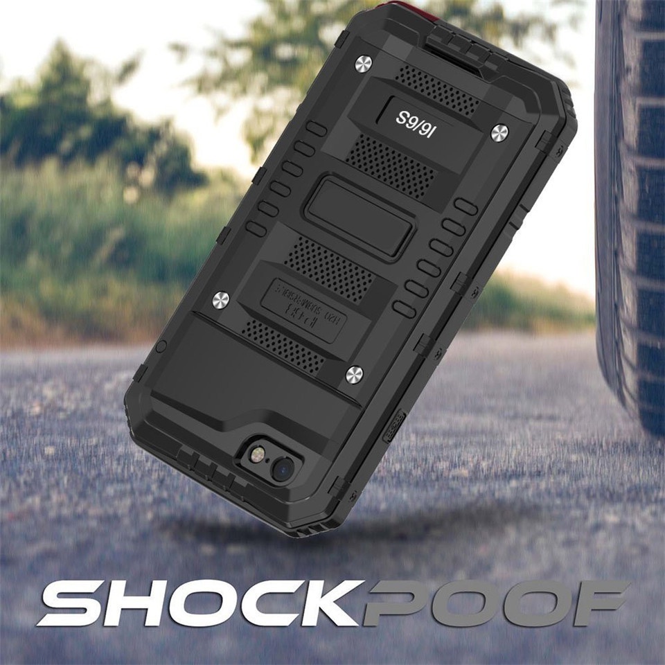 Metal Aluminum Sealed IP68 Waterproof Diving Case for iPhone 11 12 13 ...