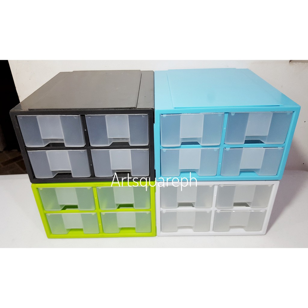 Clas 4 Mini Drawers Storage Organizer Stackable for Ballpens and ...