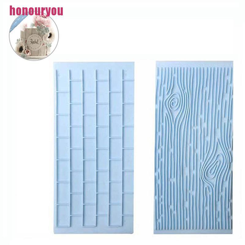 Honouryou@ 2Pcs/Set Tree Bark Brick Wall Bakeware Kitchen Cake ...