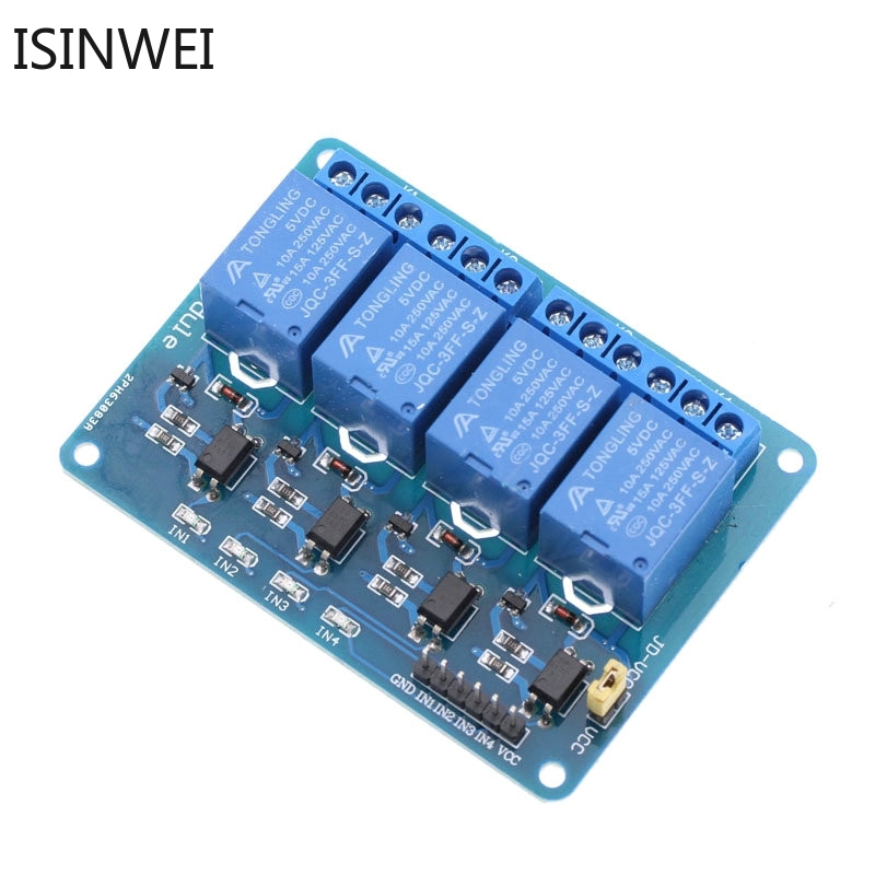 4 Channel Ways Opto Isolator 10A 5V Relay Module | Shopee Philippines