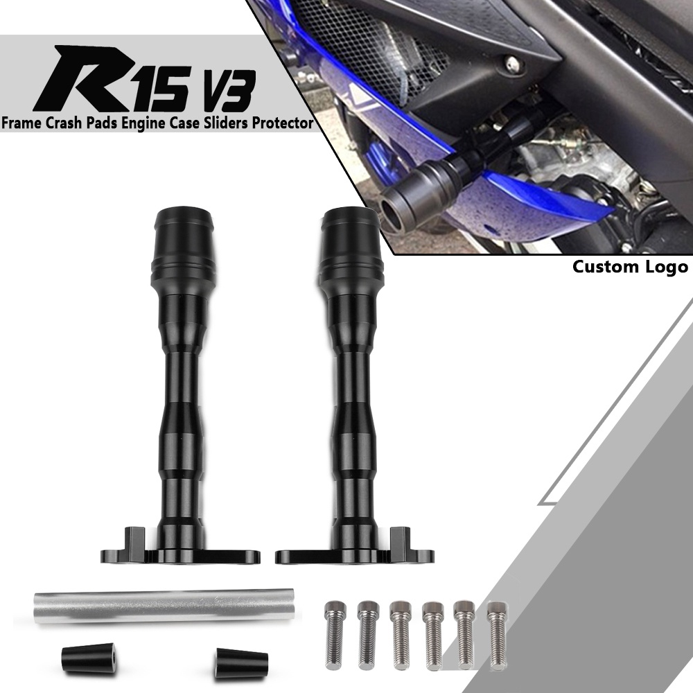 For YAMAHA R15 V3 MT15 XSR155 2017~2021 Frame slider Protector Guard ...