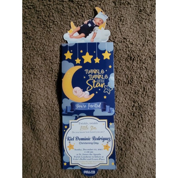 TWINKLE LIL STAR pull me invitation 10pcs | Shopee Philippines