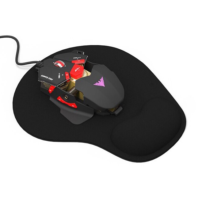 Game Mouse Pat Silicone Soft Mouse Pad with Wrist Rest Support Mat for ...