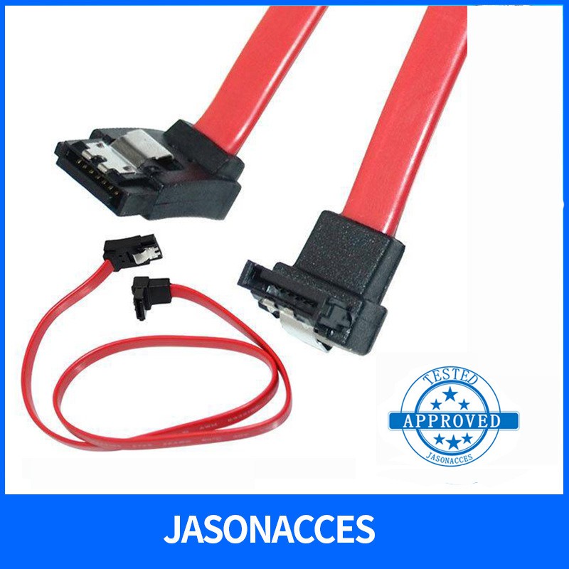 SATA 3.0 6Gbps L Shaped Serial ATA Data Cable SATA For SSD HDD | Shopee ...