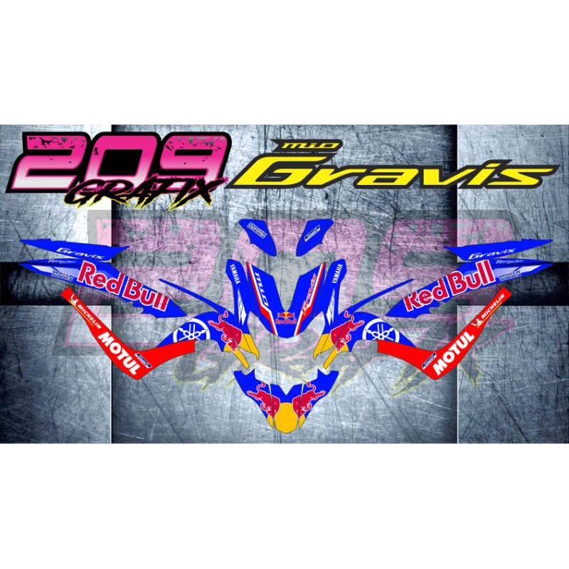 mio gravis decals full body | Shopee Philippines