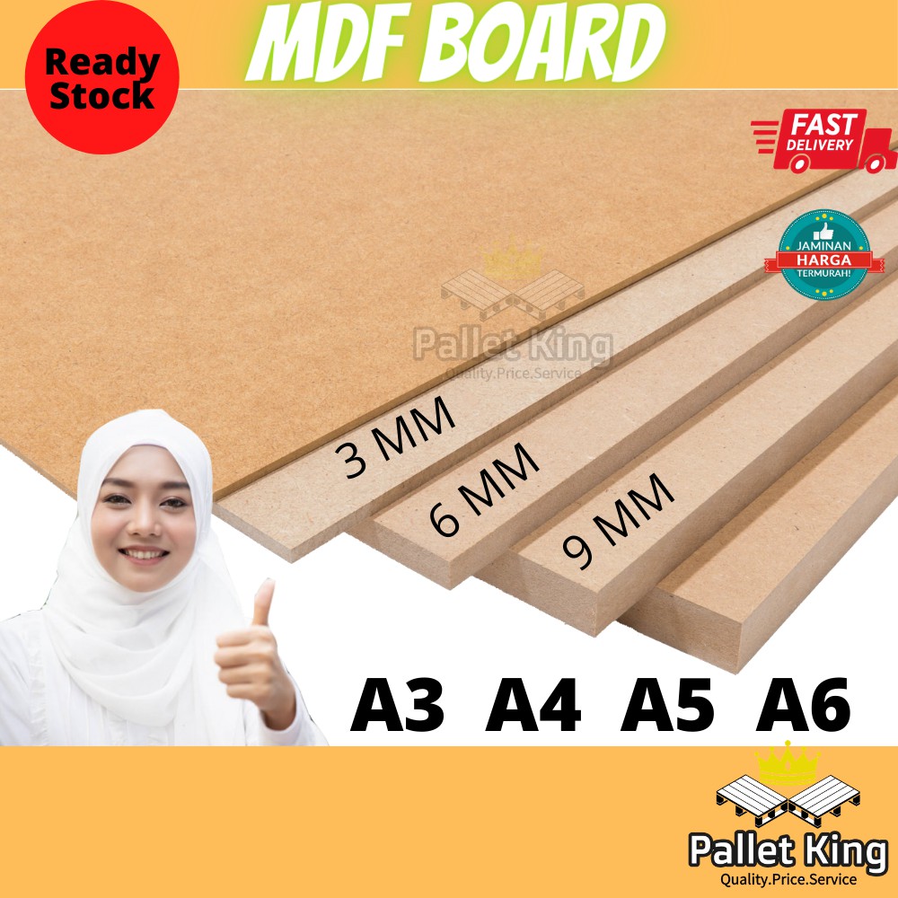 MDF Board 3MM 6MM 9MM Kraft Board Model Board Model Making Art ...