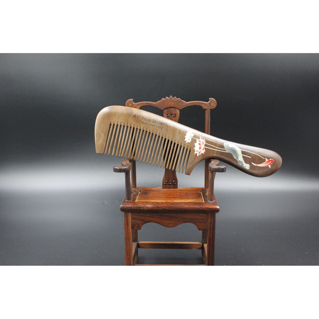 Hua Mulan C20-2 Peachwood with Colored Emboss Comb | Shopee Philippines