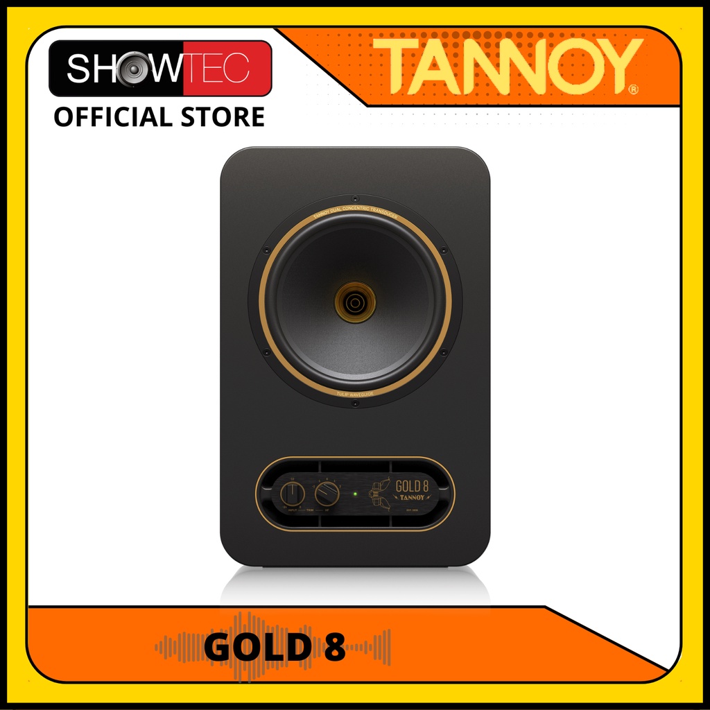 Tannoy Gold 8 Premium 300-Watt Bi-Amplified Nearfield Studio Reference ...