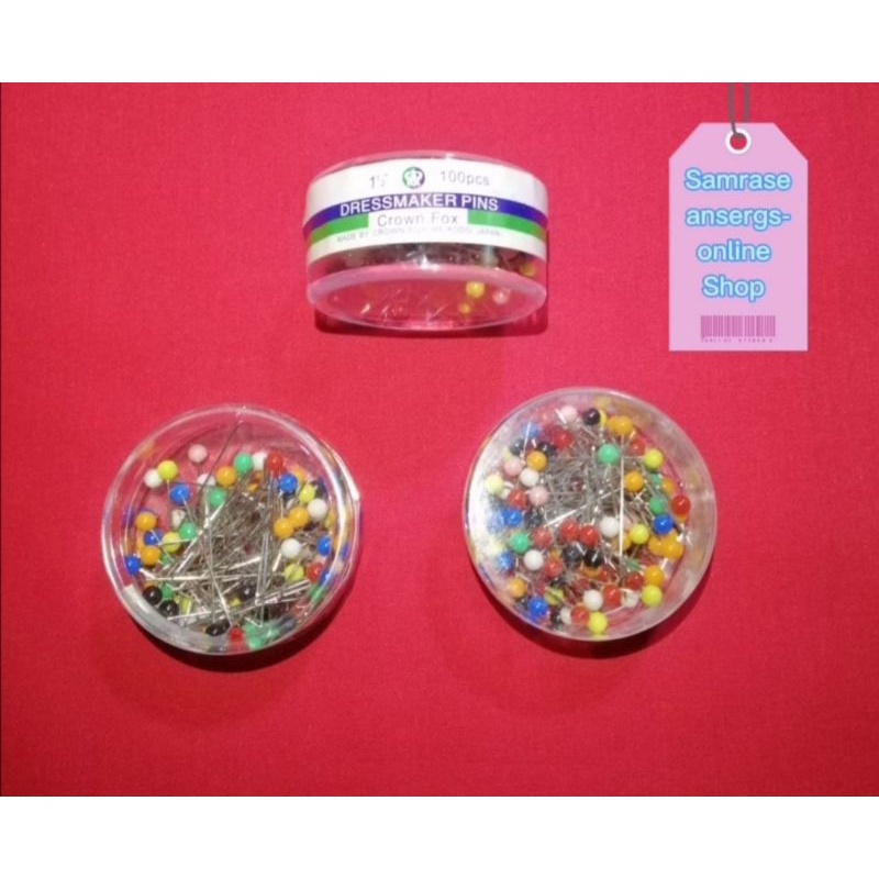 Dress Maker Pins with Case 100pcs | Shopee Philippines