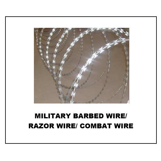 Combat Wire / Military Barbed Wire / Razor Wire / Sharp Wire (per roll ...