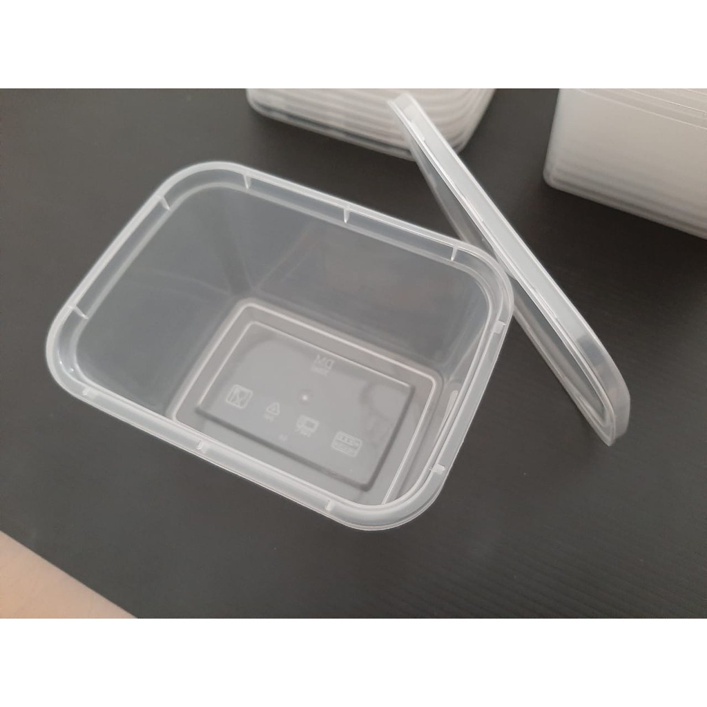 300ml Rectangular/Plastic Lunch Box, 25pcs | Shopee Philippines