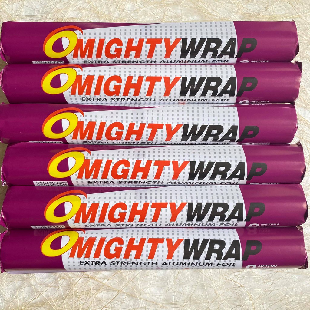 Set of 6 pcs Mighty Wrap Aluminum Foil 8m | Shopee Philippines
