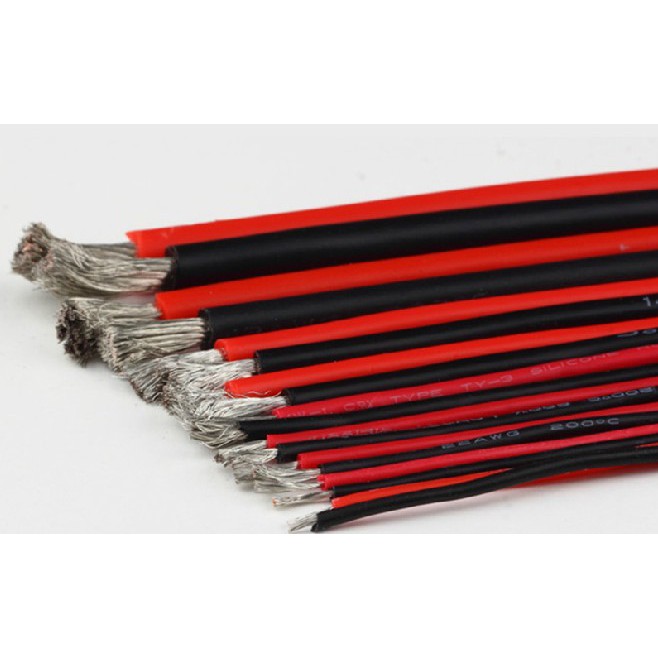 10meter/lot HQ wire silicone 14/16/18/20AWG 5M red+5M Black | Shopee ...