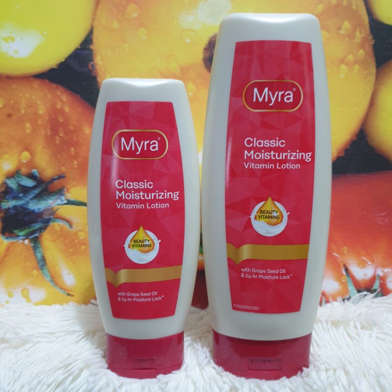 Myra Classic Moisturizing Vitamin Lotion 200mL/400mL | Shopee Philippines