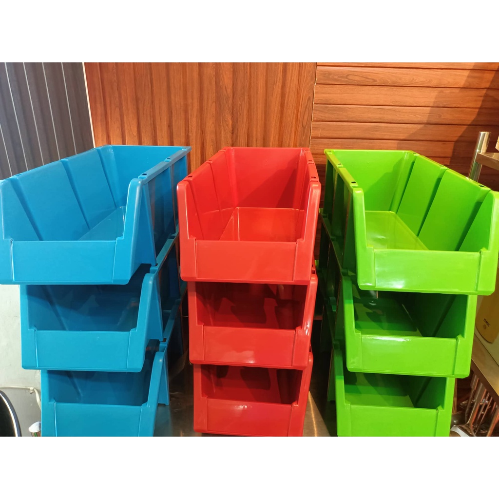 Stackable Bin Boxes Storage Organizer #354 (XL) | Shopee Philippines
