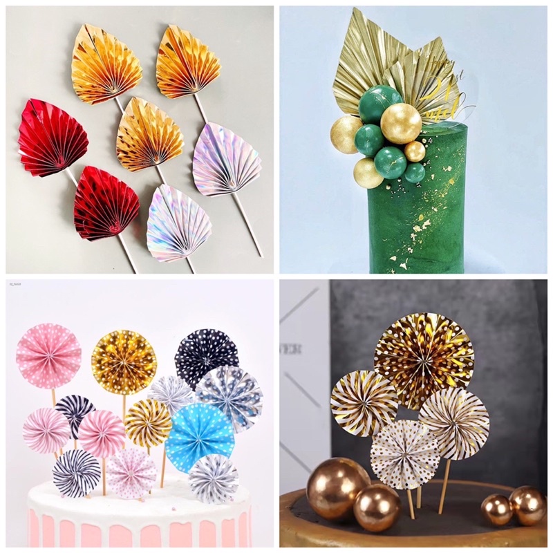 pinwheel fan topper cake decoration topper | Shopee Philippines