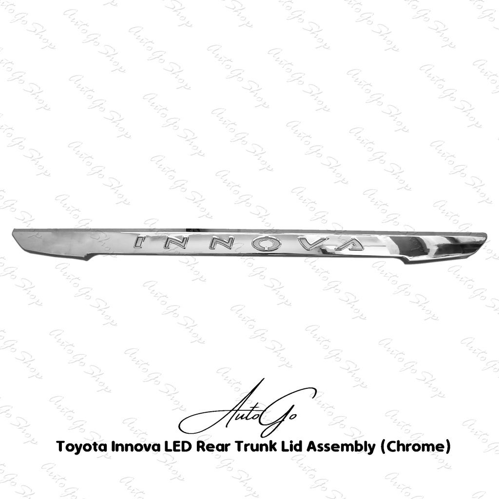Toyota Innova 2012 - 2013 LED Rear Trunk Lid Assembly (Chrome) | Shopee ...
