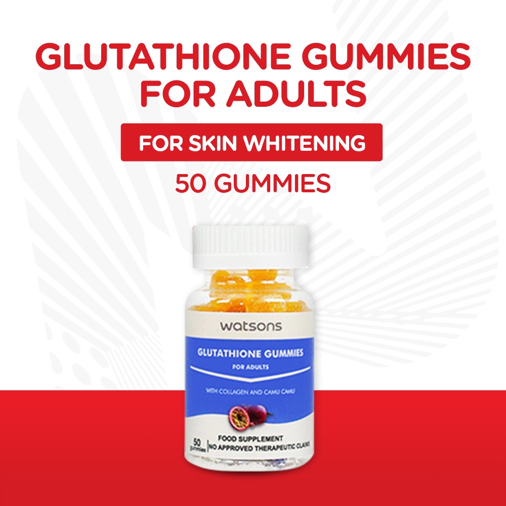 WATSONS Glutathione Gummies with Collagen and Camu Camu for Adults [Exp ...
