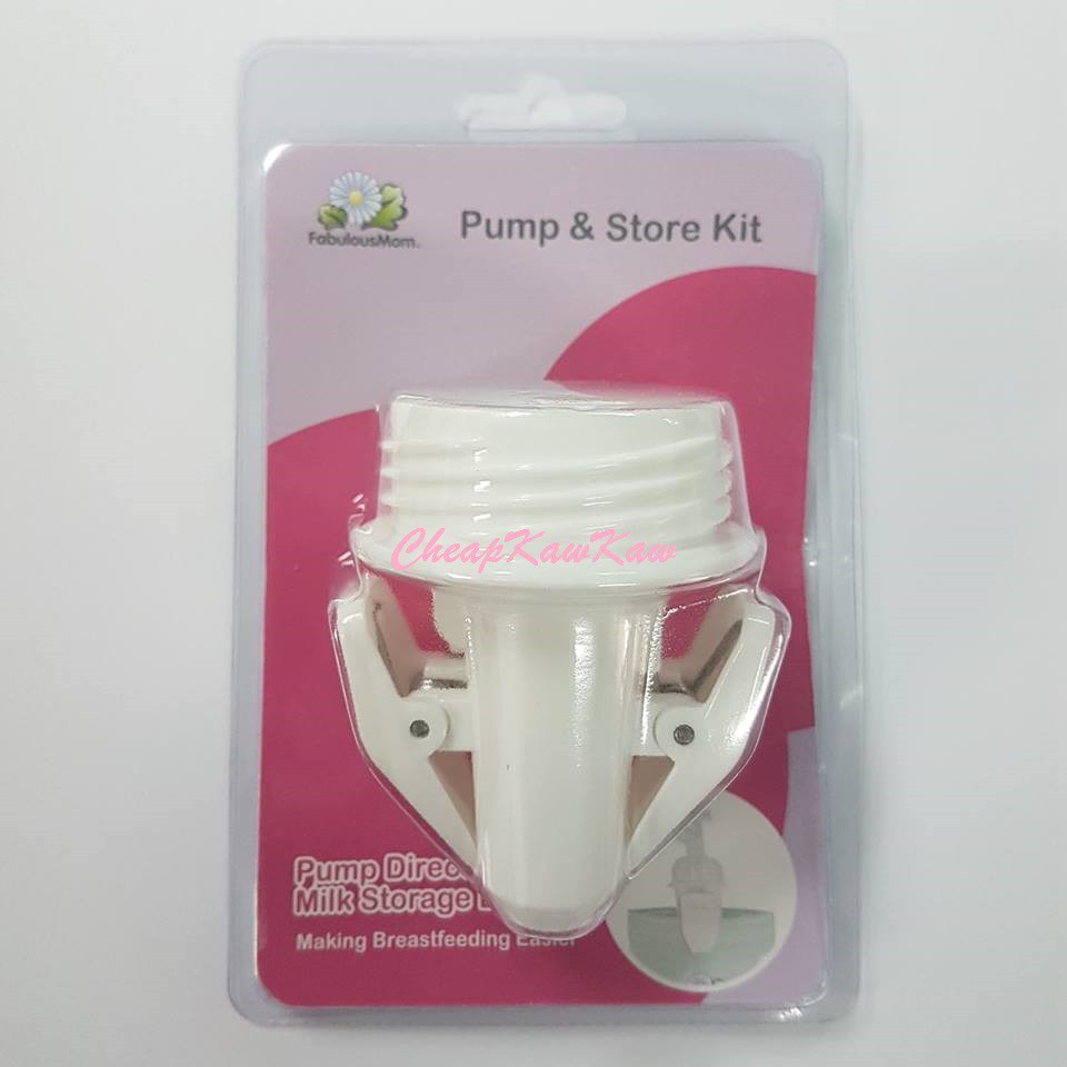 Fabulous Mom Pump & Store Kit Wide Neck (Assorted) White | Shopee ...
